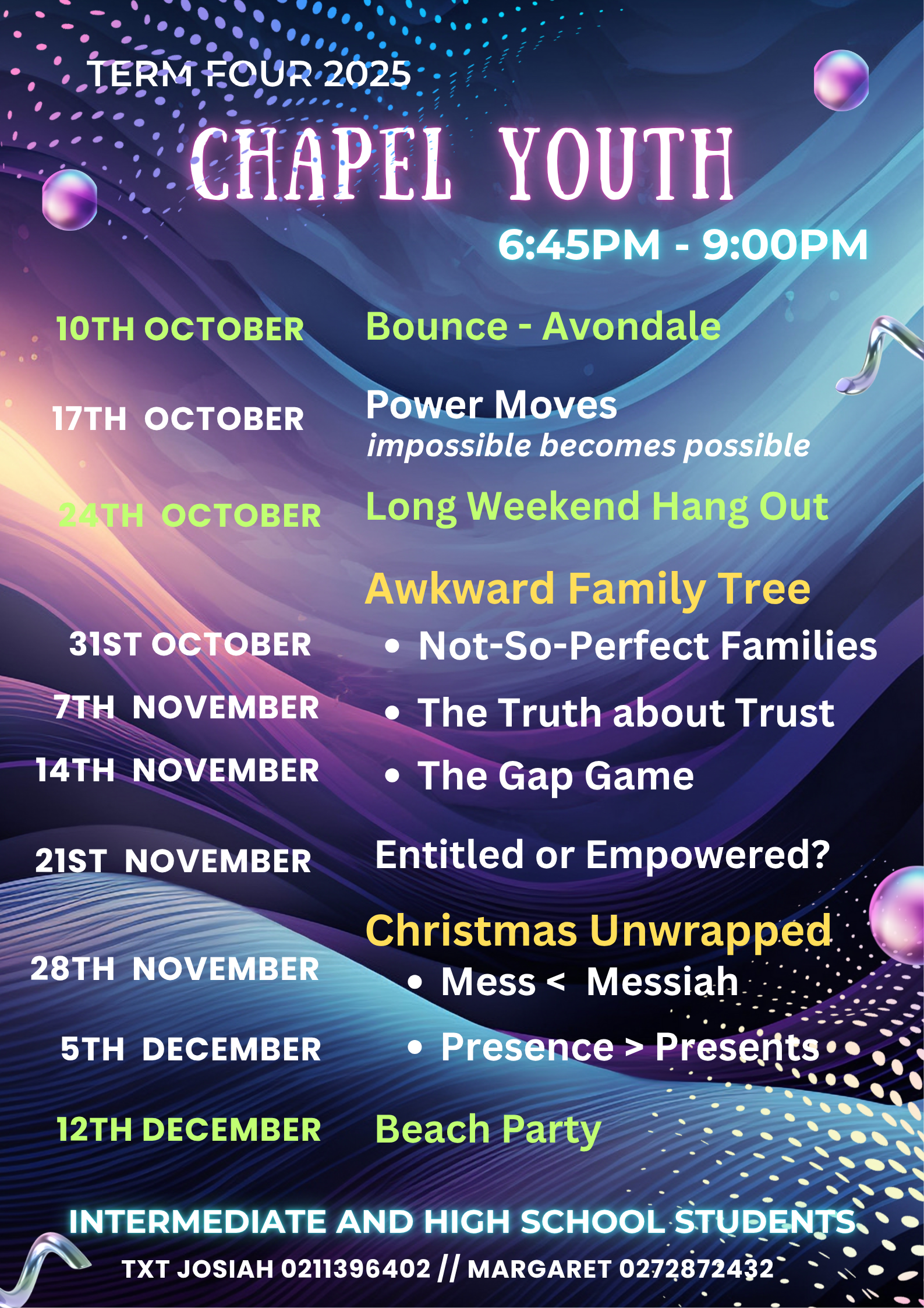 Chapel Youth | The Chapel in Te Atatu
